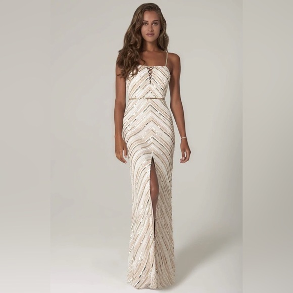 Scala | Dresses | Boho Style Ivoryblush Scala Dress Hand Beaded | Poshmark